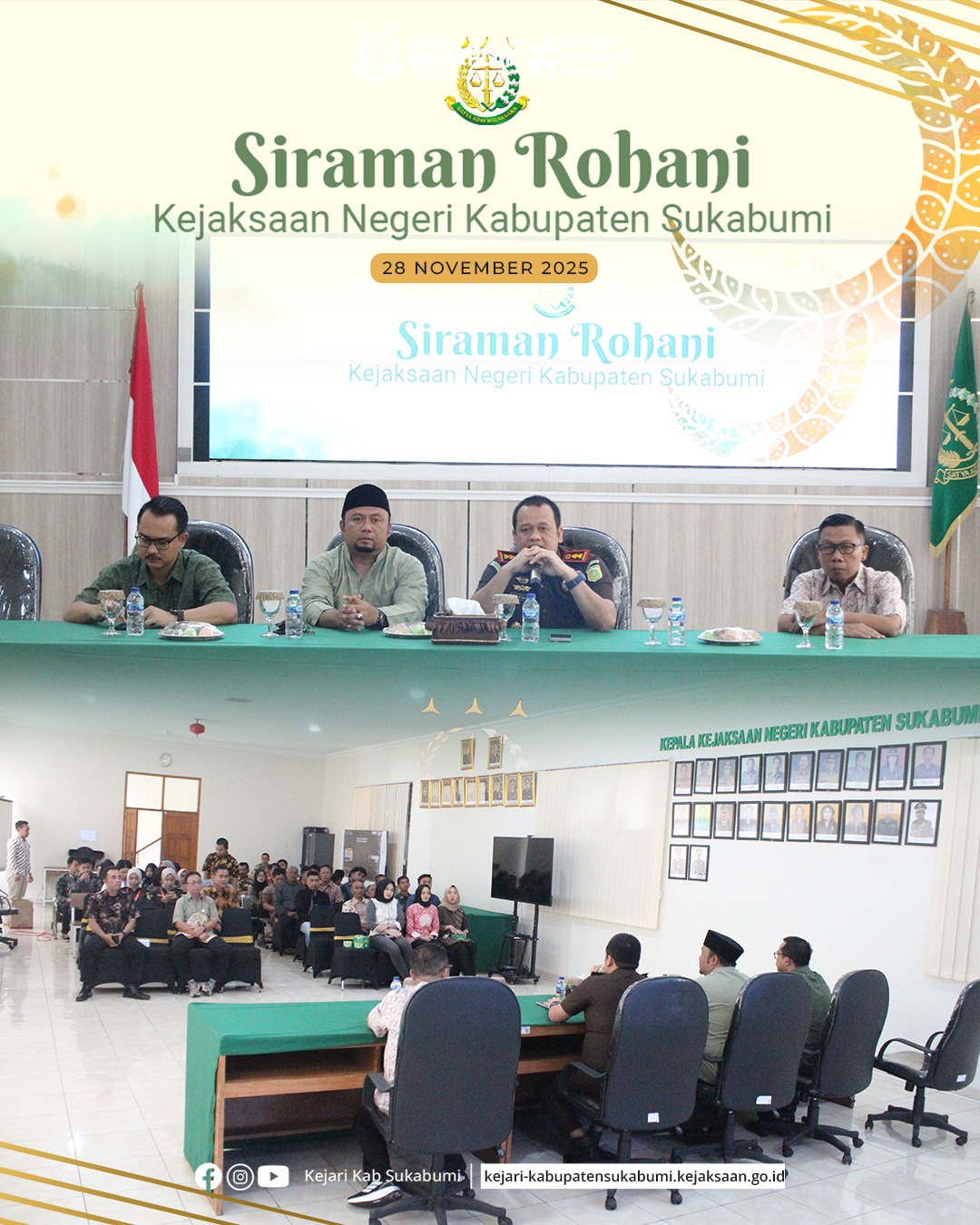 Kejari Kabupaten Sukabumi Gelar Siraman Rohani untuk Perkuat Pembinaan ...
