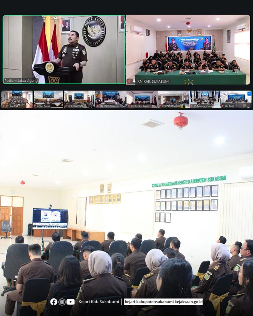 Kepala Kejaksaan Negeri Kabupaten Sukabumi Ikuti Pembukaan Rapat Kerja ...